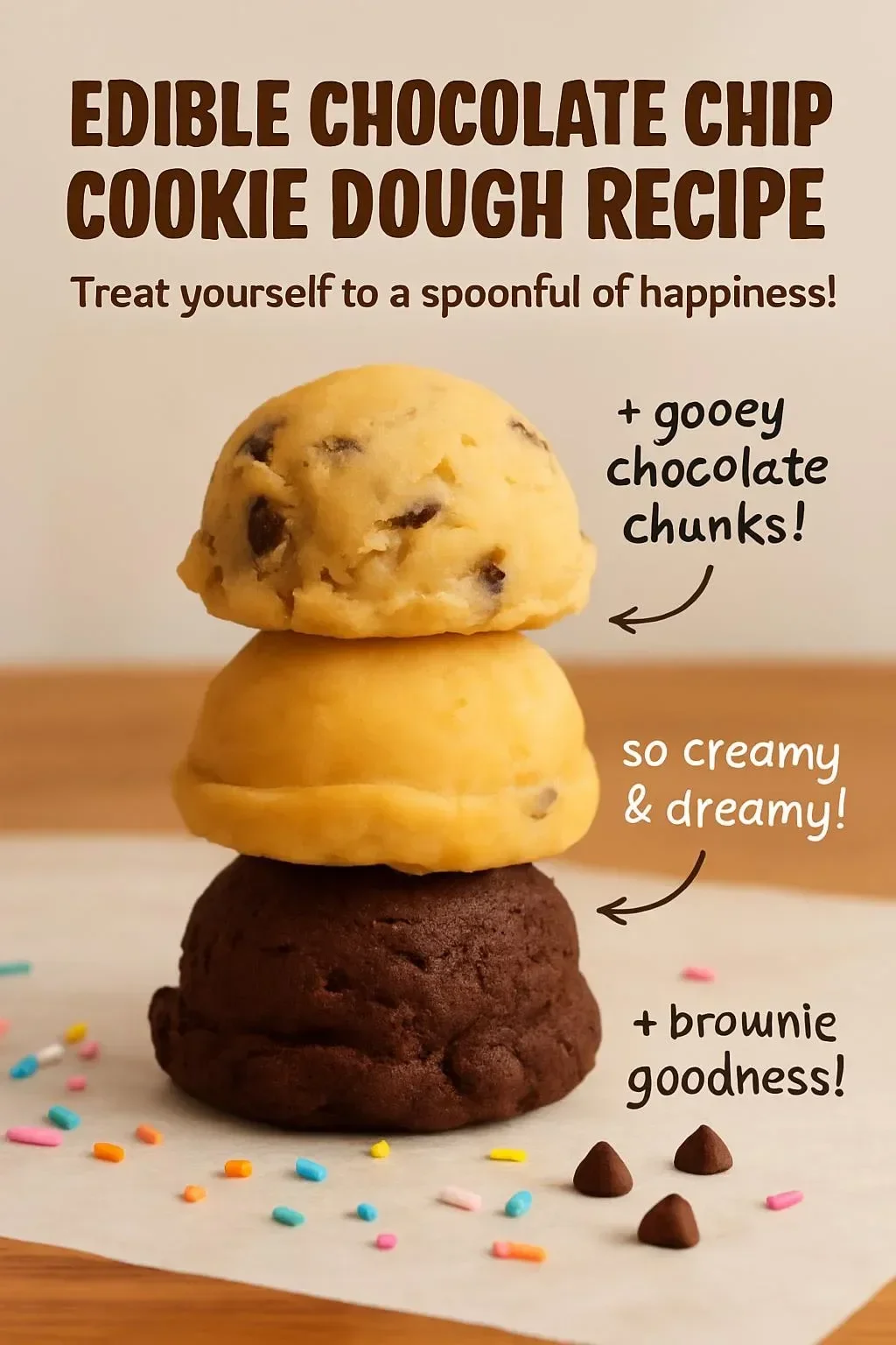 Edible Chocolate Chip Cookie Dough